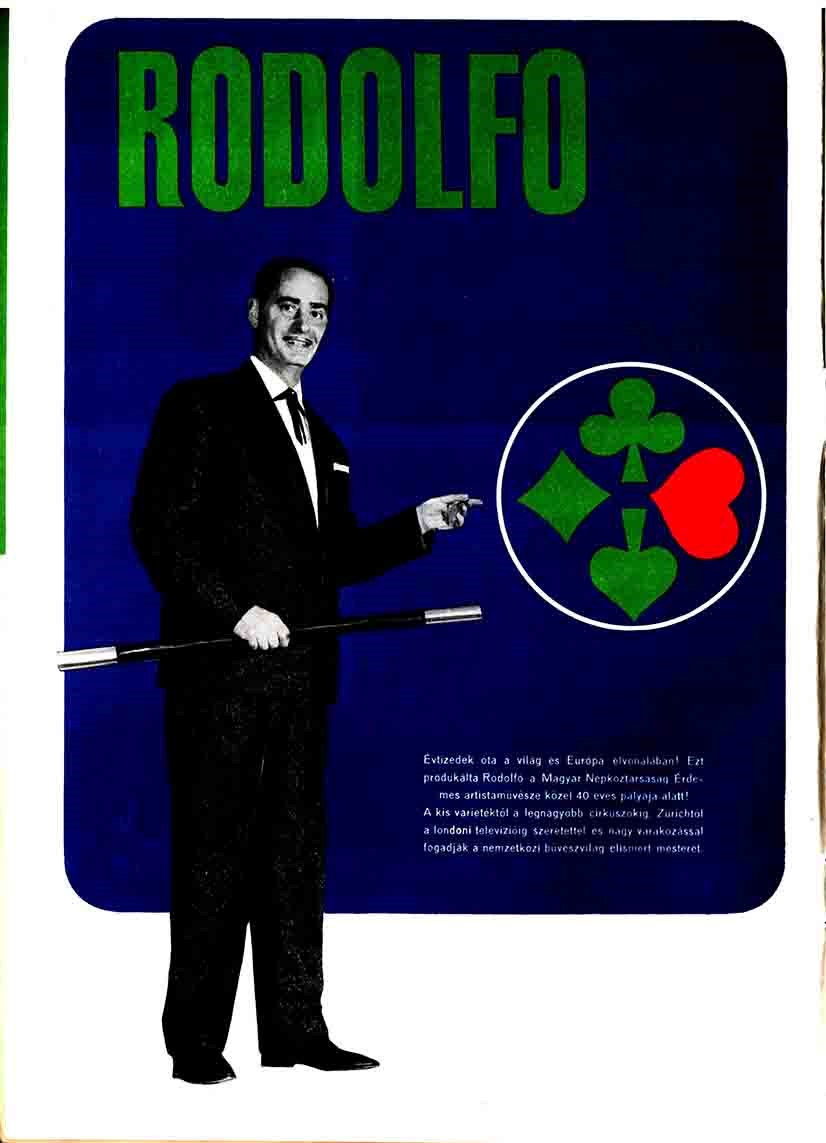 „Vigyázat, csalok!” – 110 éve született Rodolfo, a világhírű magyar ...